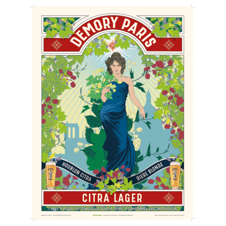 Affiche Citra Lager – Demory Paris